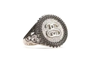 StüSsy Sovereign Signet Ring - Sterling Silver | Editorialist
